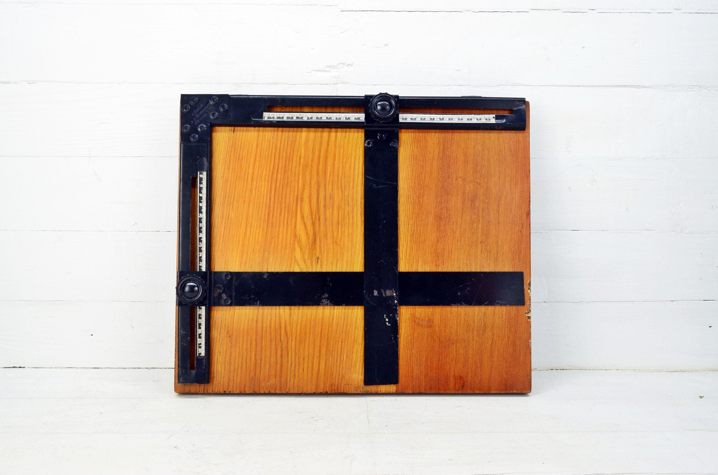 Vintage drawing board 70s Architect wood board Retro photo | Etsy