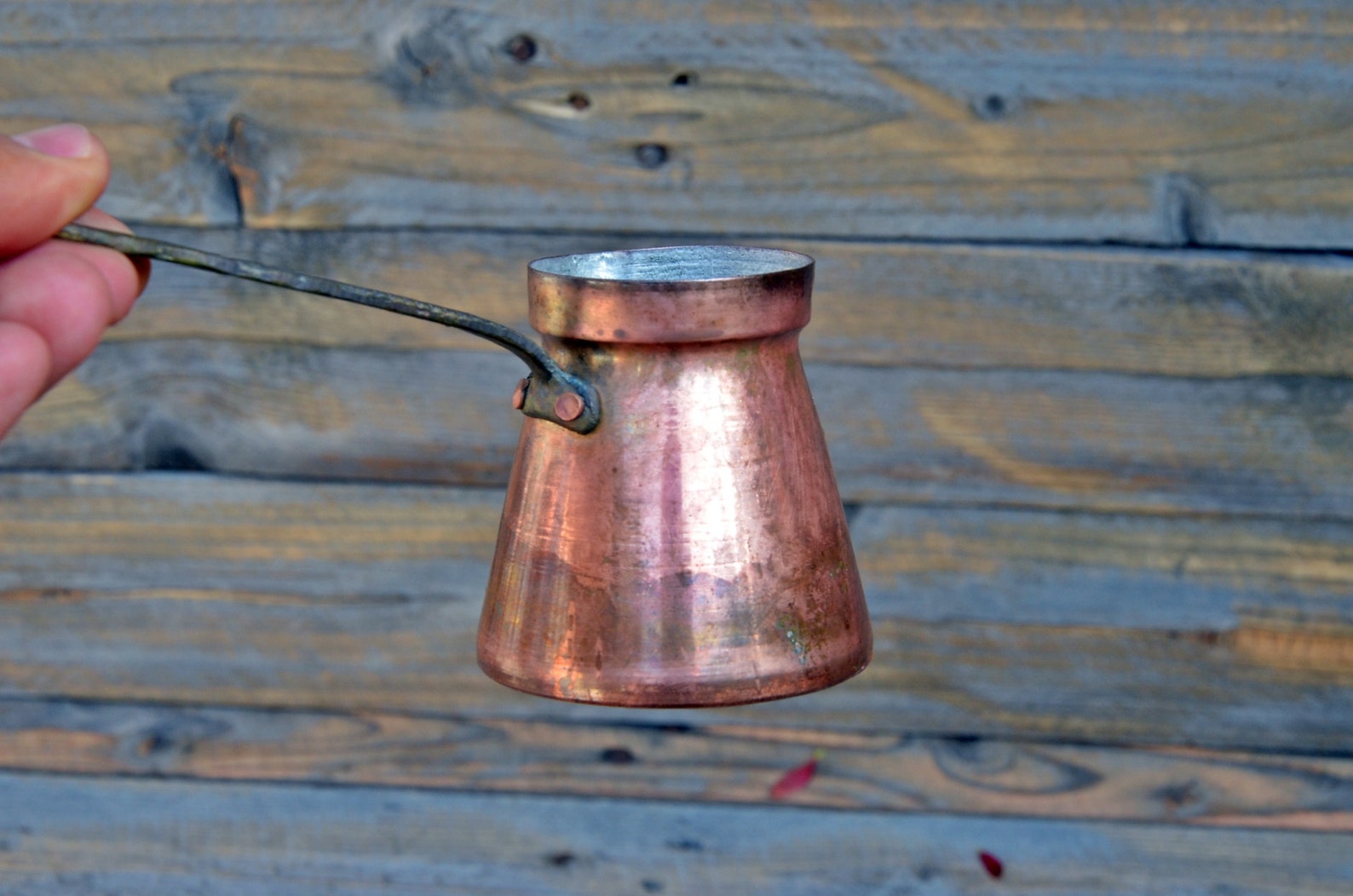 Vintage Cezve Turkish Coffee Pot Copper Coffee Cezve - Etsy