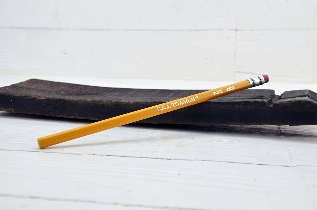 Yellow No. 2 Pencils, Vintage USA Titanium, Unsharpened - Etsy