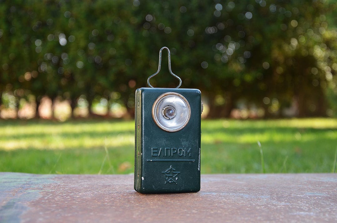 Vintage Flashlight, 1 Colors Flashlight, Old Railroad Signal Lamp ...