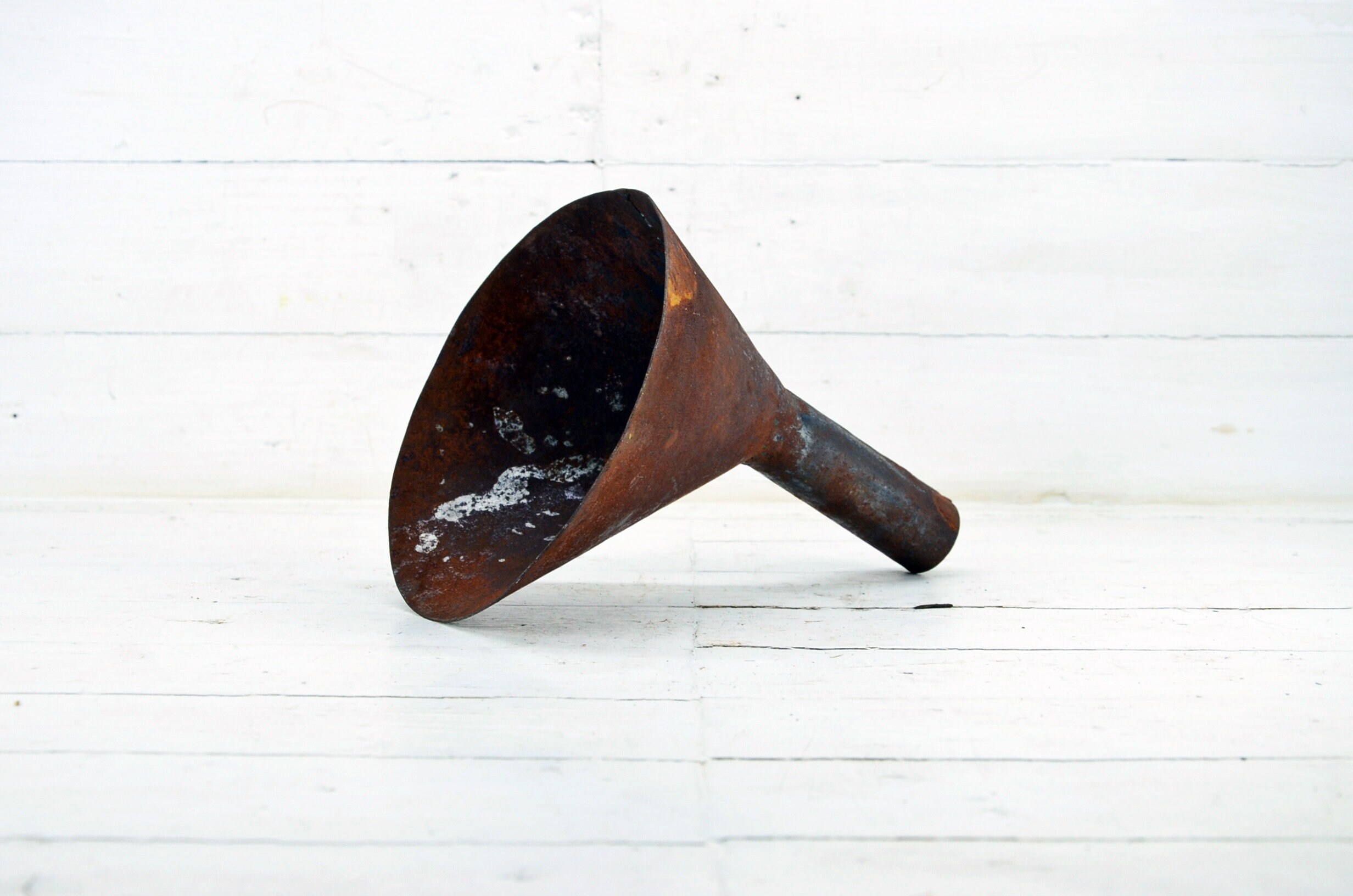 Vintage Metal Funnel Rare Metal Fuel Funnel Antique - Etsy