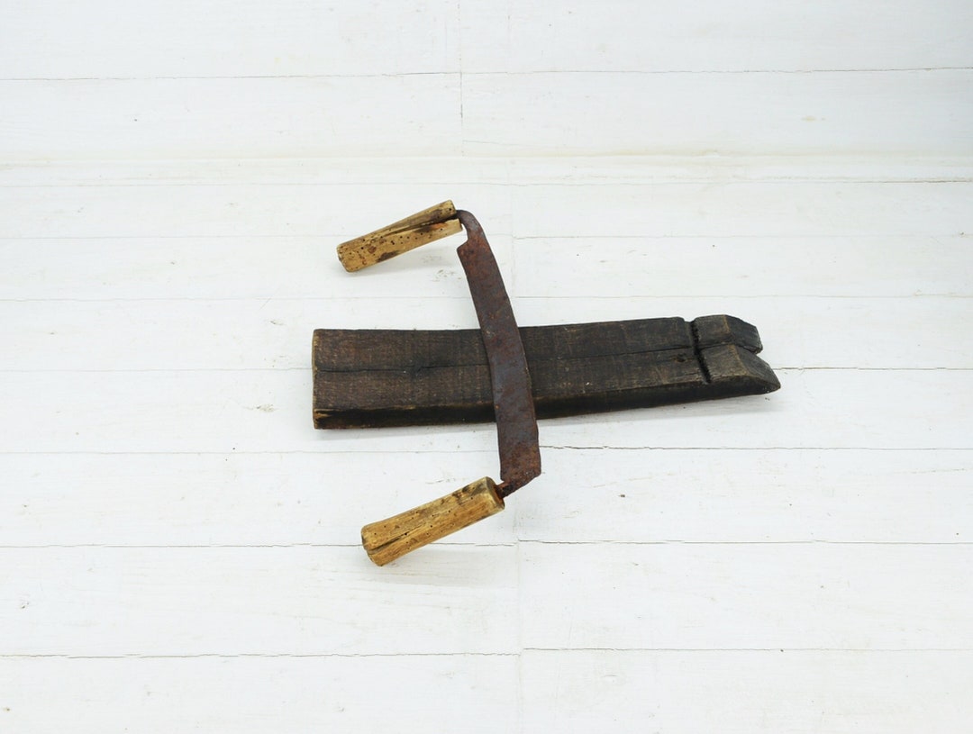 Antique Peeler, Wood Peeler, Vintage Peeler, Hand Forged Peeler, Sharp ...