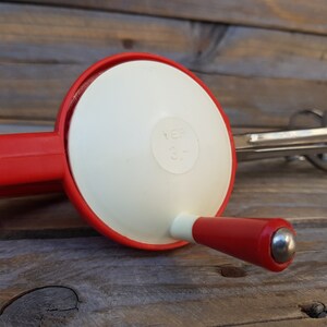 Vintage Hand Mixer, Red Kitchen Mixer, Cooking Supply, Vintage Egg ...