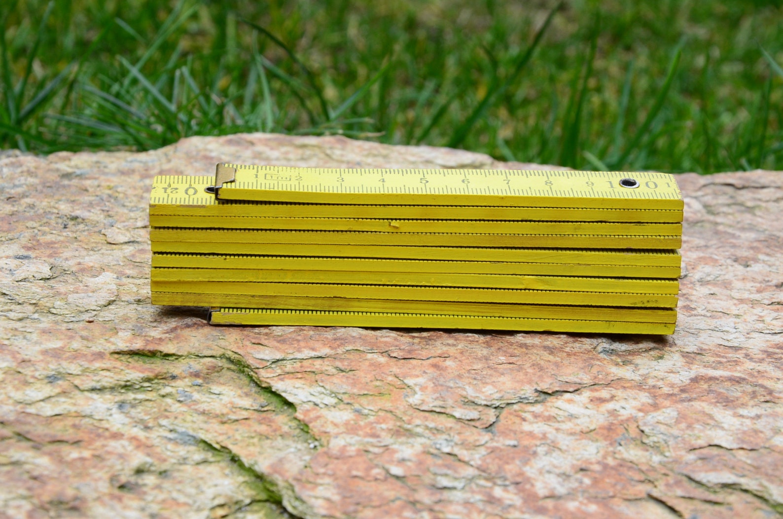 Wood Folding Ruler Old Meter Folding Ruler 1 Meter Ruler | Etsy