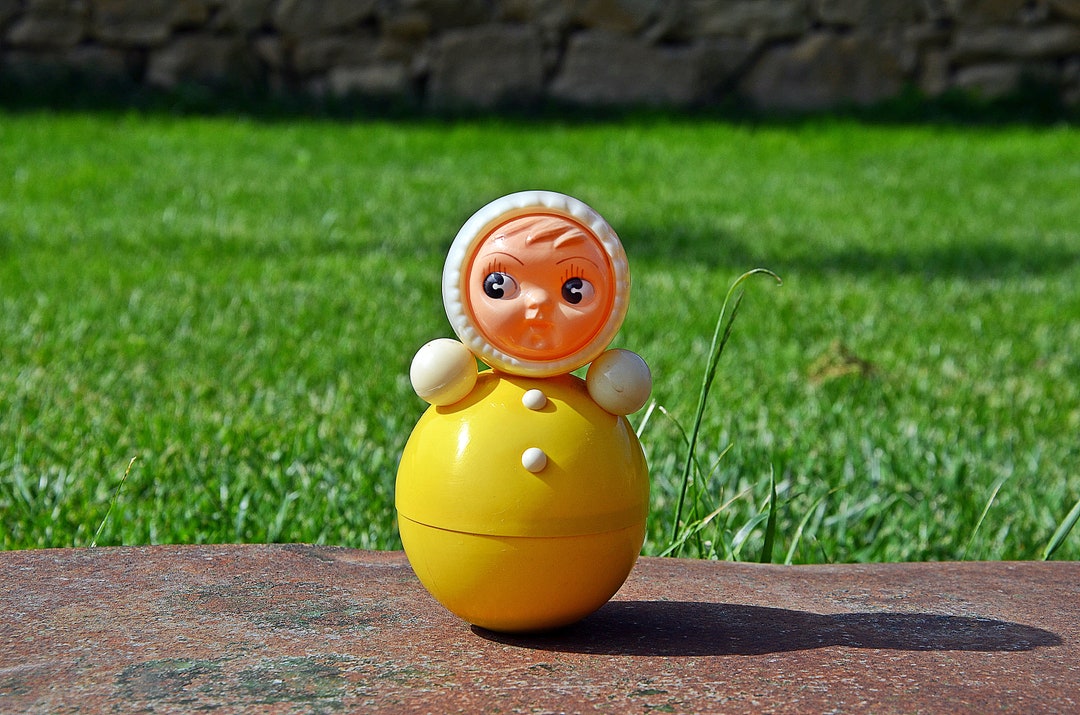 Vintage Roly-poly Doll, Nevaliashka, Weeble Wobble Toy, Collectible ...