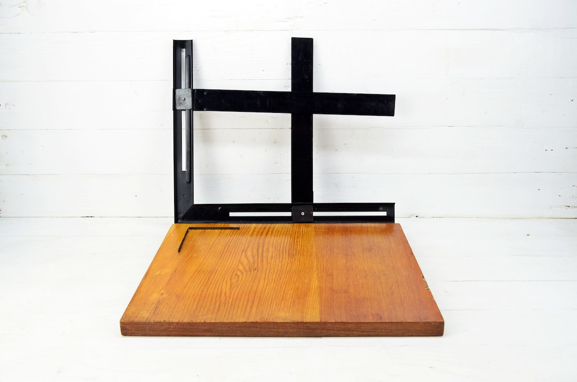 Vintage drawing board 70s Architect wood board Retro photo | Etsy