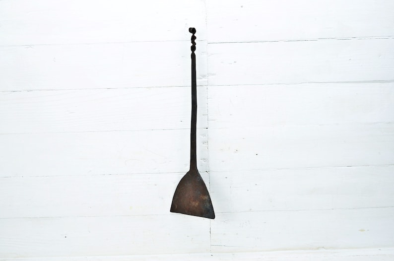 Large Antique Spatula, Vintage Metal Spatula, Old Tools, Rustic Decor ...
