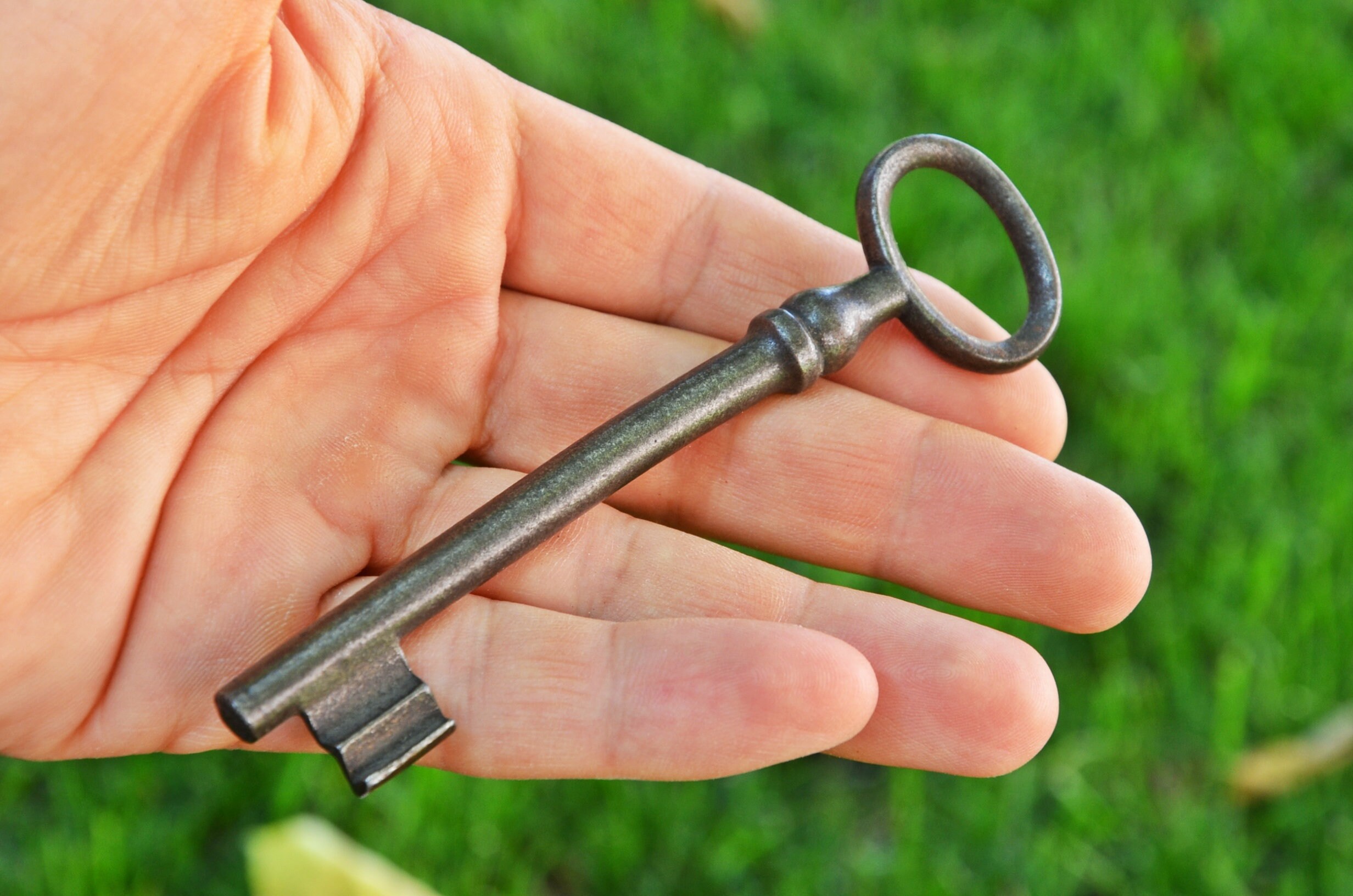Key Large Metal Key Metal Skeleton Key Big Metal Key | Etsy
