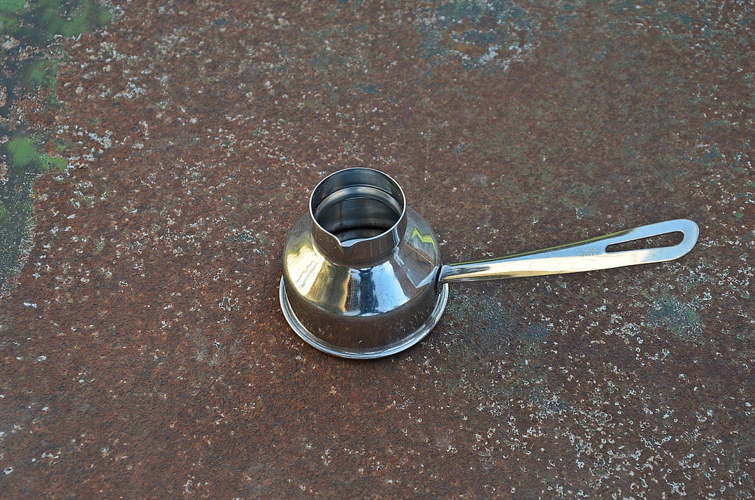 Vintage Cezve, Stainless Steel Coffee Cezve, Stainless Steel Coffee Pot ...