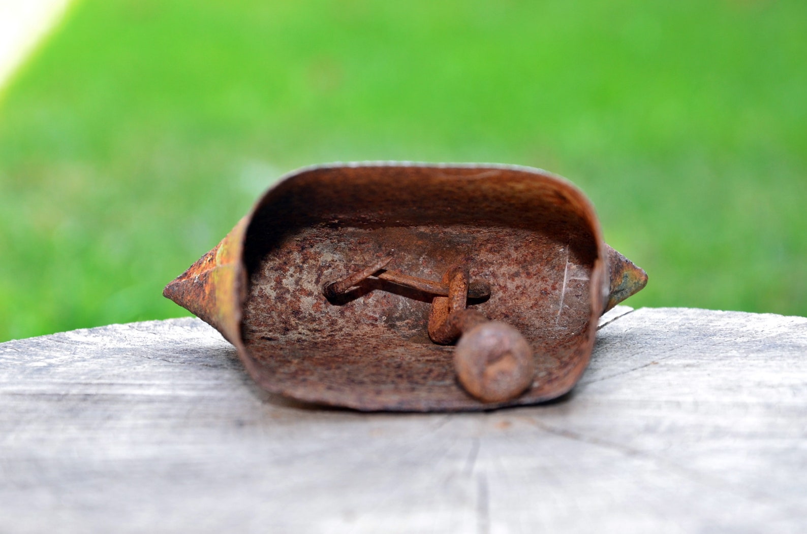 Antique Cow Bell Large Cattle Bell Primitive Bell Hand - Etsy