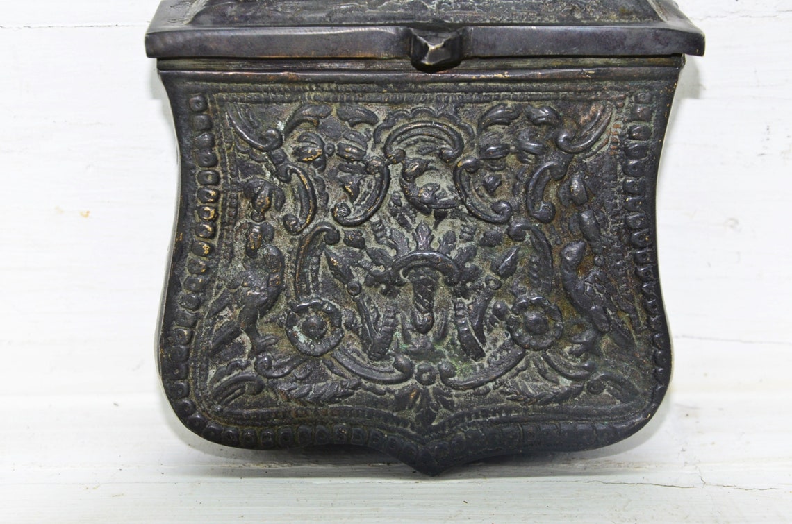 Antique Ottoman Brass Gun Powder Vintage Gunpowder Case | Etsy