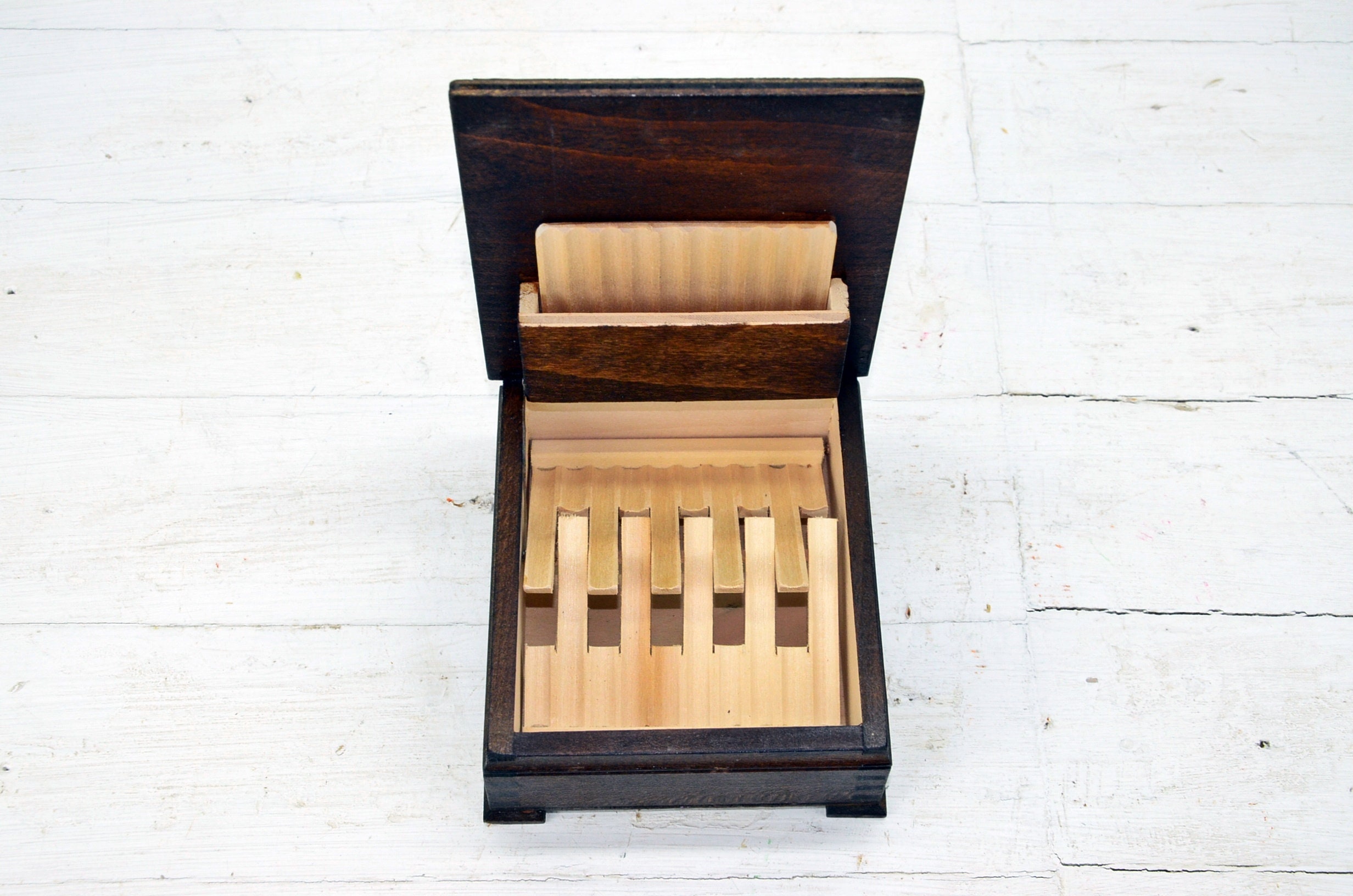 Vintage Wooden Cigarette Box Wood Cigarette Case Cigarette - Etsy