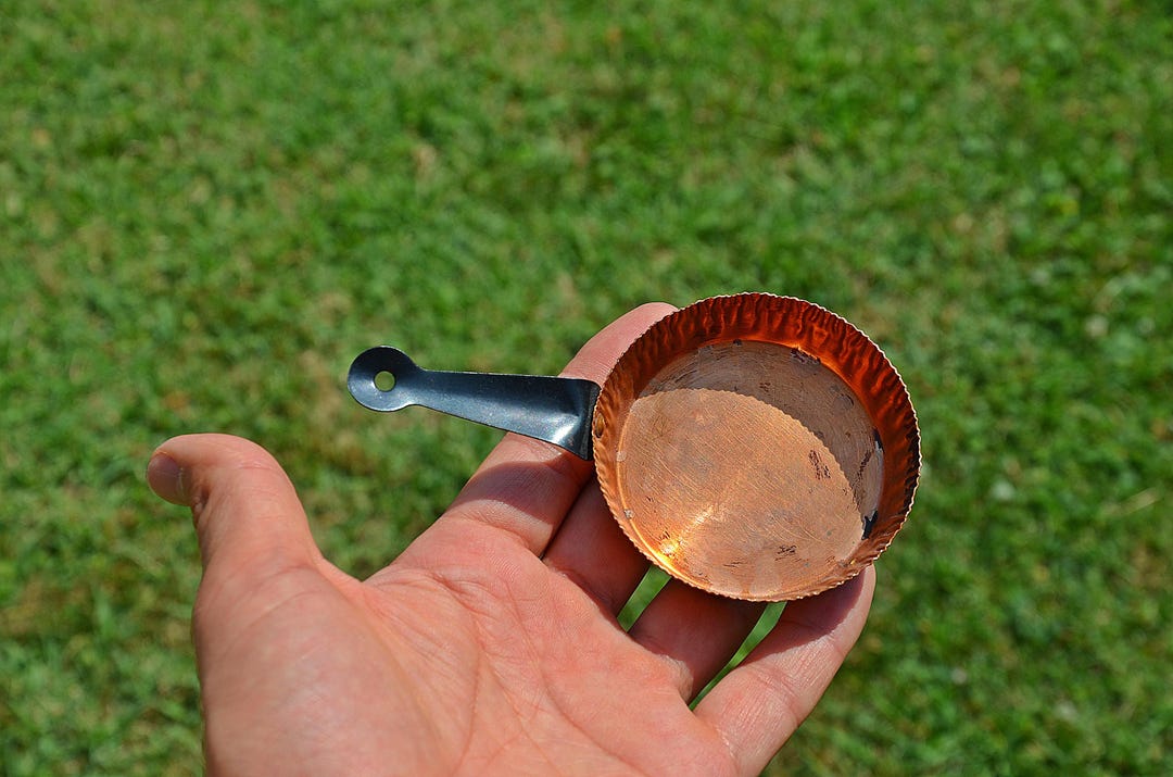 Vintage Mini Copper Frying Pan, Kitchen Decor - Etsy