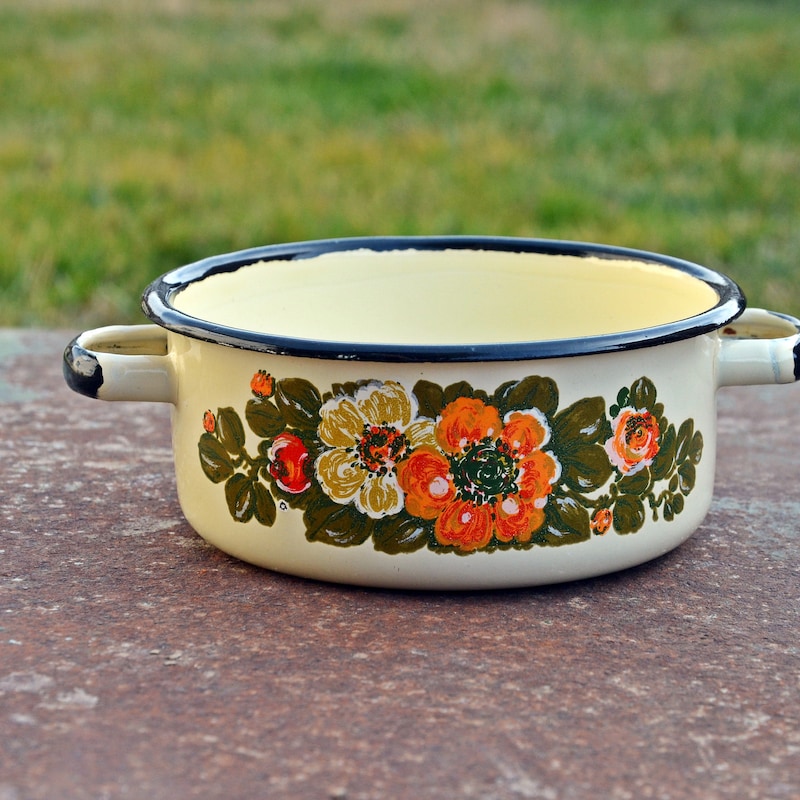 Enamel Kitchenware - Etsy