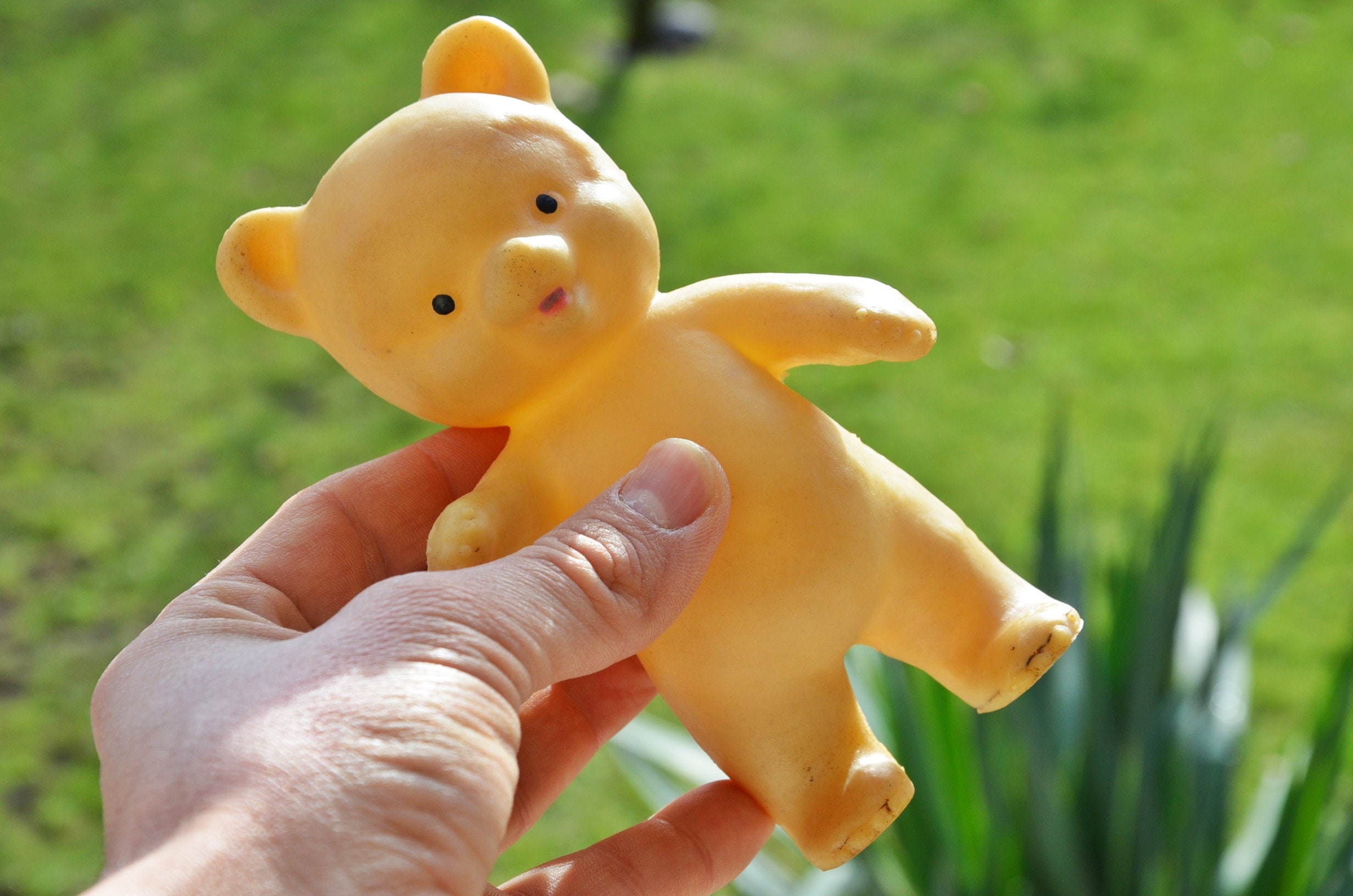 Vintage Bear Antique bear Bear of the USSR Soviet rubber | Etsy