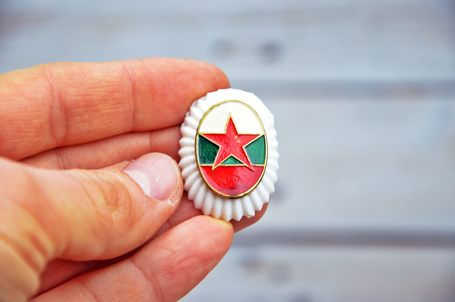 Bulgarian military cockade Vintage Military Bulgaria Army | Etsy