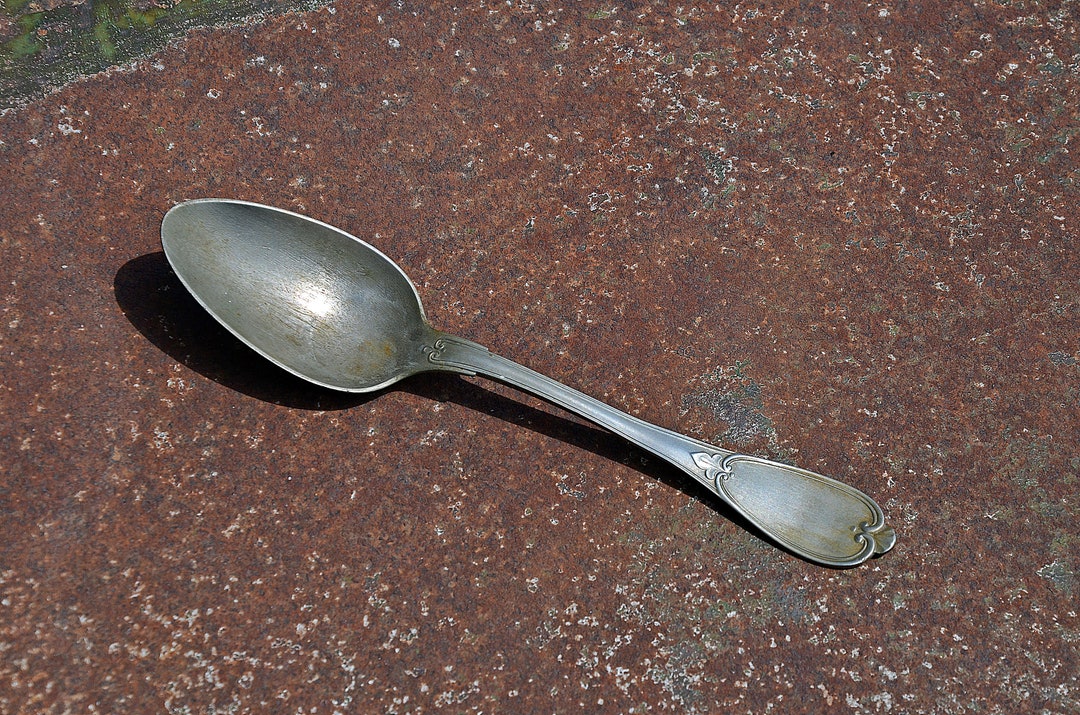 Antique Alpaca Spoon, Vintage Berndorf Alpacca, Made in Austria, Rustic ...