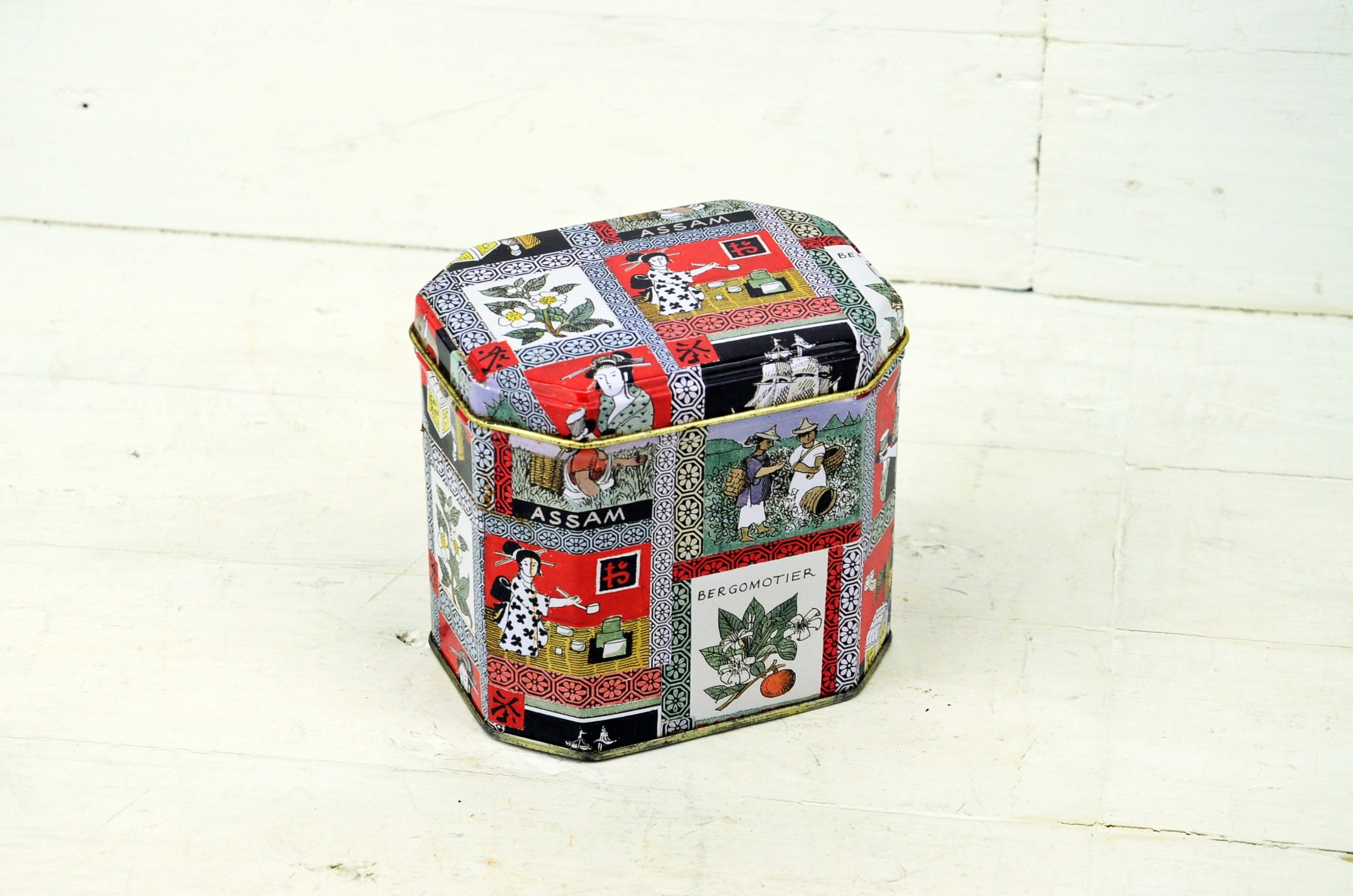 Tea Box Vintage Tea Box Vintage Trinket Box Home Decor. - Etsy