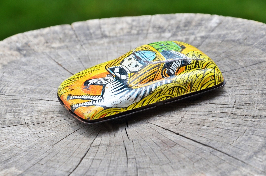 Vintage USSR Tin Toy Car, Vintage Metal Car, Vintage Soviet Car Toy ...