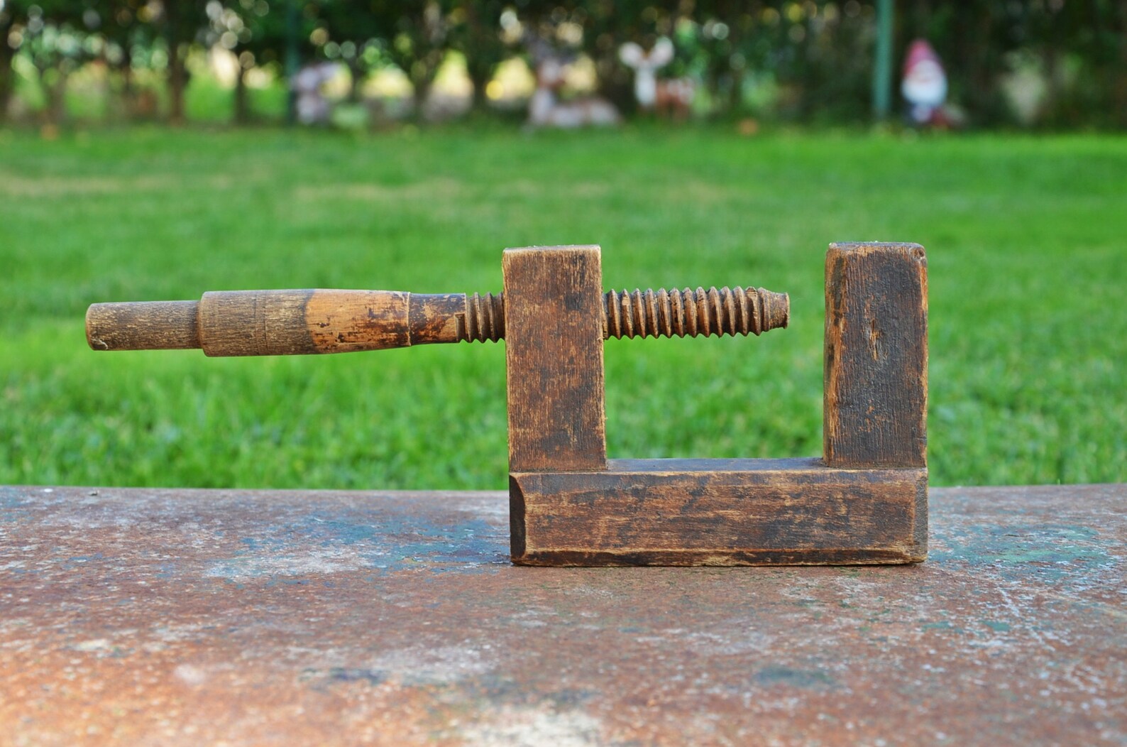 Antique Wooden Clamp Stunning Wooden Clamp Old Tools Rustic - Etsy