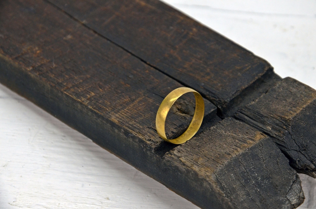 Old Ring, Vintage Ring, Bronze Primitive Ring, 1870s Balkan Bronze Ring ...