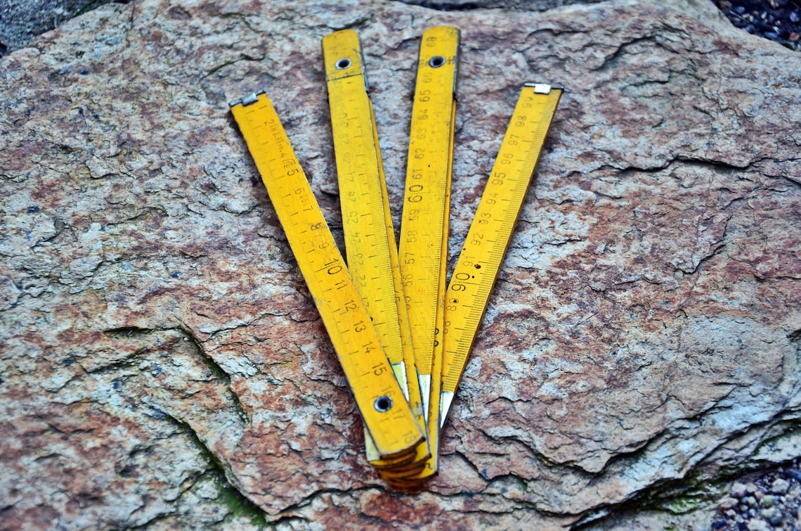 Wood Folding Ruler Old Meter Folding Ruler 1 Meter Ruler - Etsy UK