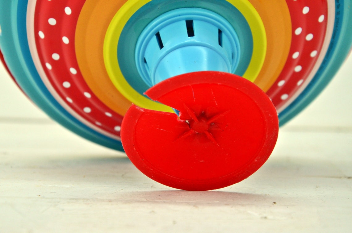 Vintage Toy Top Metal Toy Top Spinning Top Big Spinning - Etsy