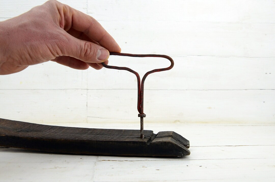 Antique Hand Drill, Primitive Awl for Wood, Rustic Decor - Etsy