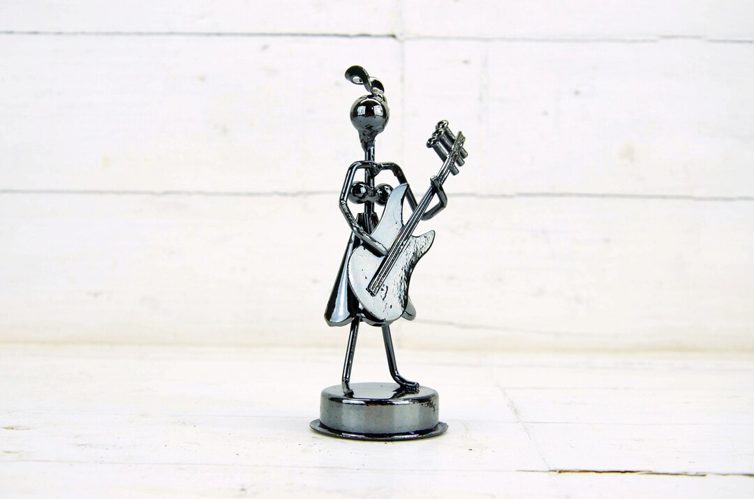 Figure of Woman Playing Guitar, Vintage Figurine - Etsy