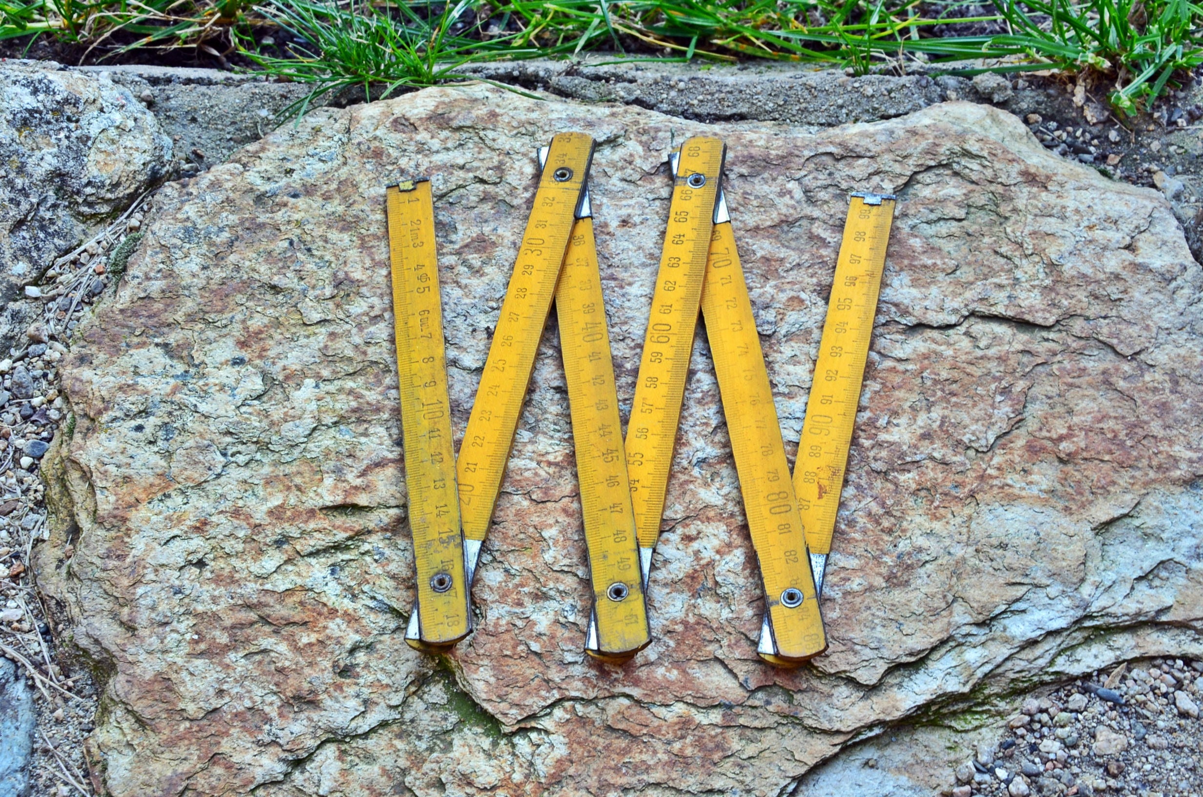 Wood Folding Ruler Old Meter Folding Ruler 1 Meter Ruler - Etsy