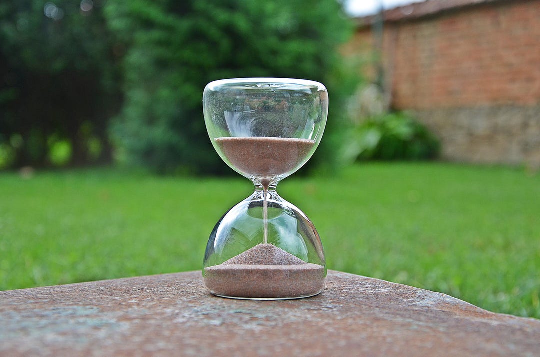 Vintage Glass Hourglass, Sand Timer, Vintage Sand Timer, Sand Clock ...