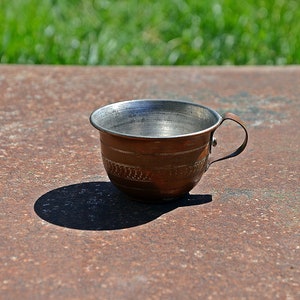 Vintage Rustic Copper Cup, Pure Copper Cup, Vintage Shot Cup - Etsy