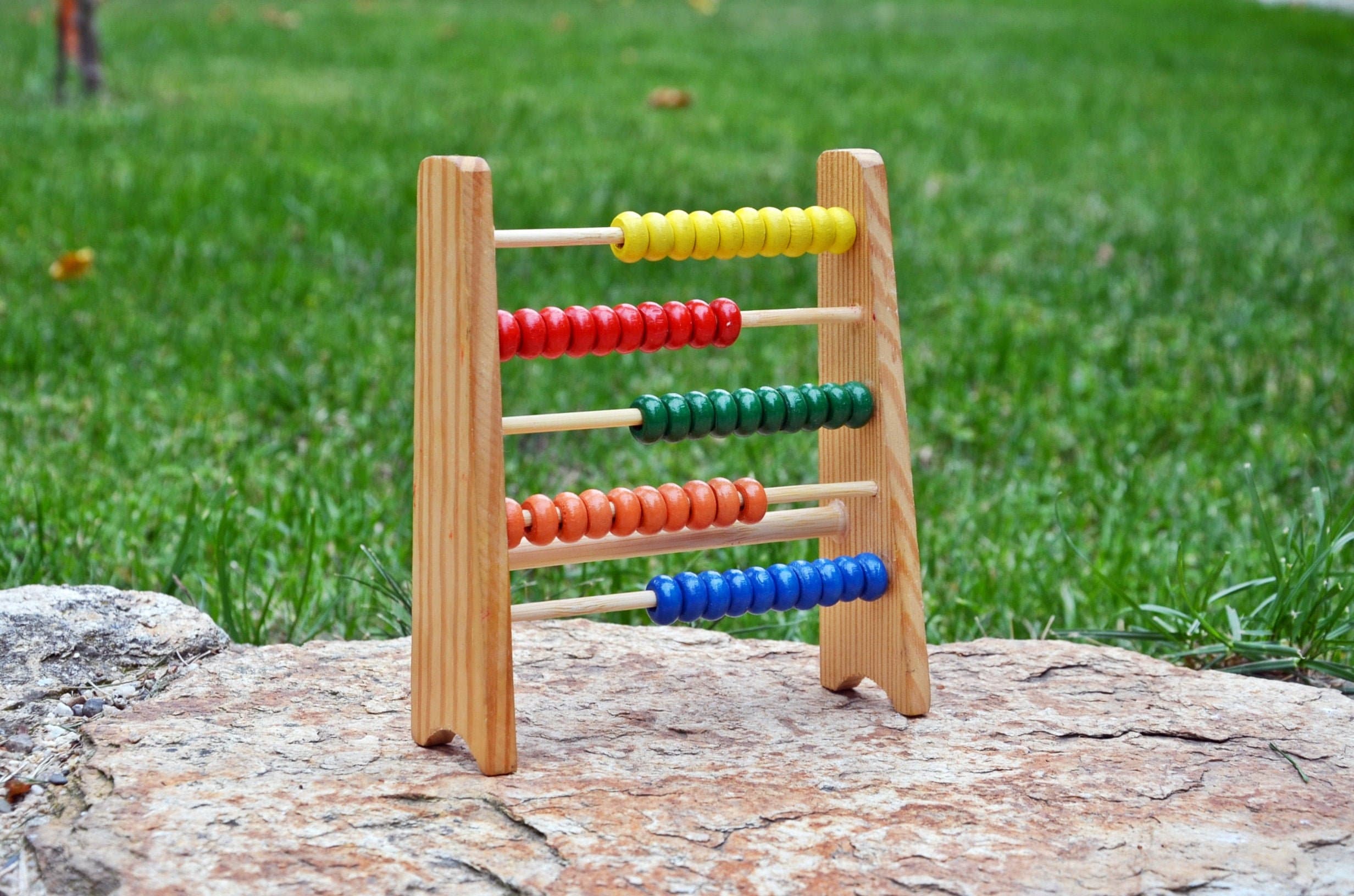 Children abacus Vintage wooden abacus Wooden beads | Etsy