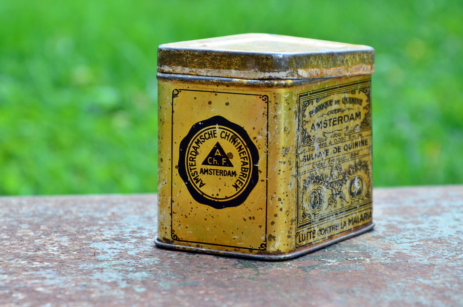 Vintage Pill Box Antique Tin Box Amsterdam Tin Box Pharmacy | Etsy