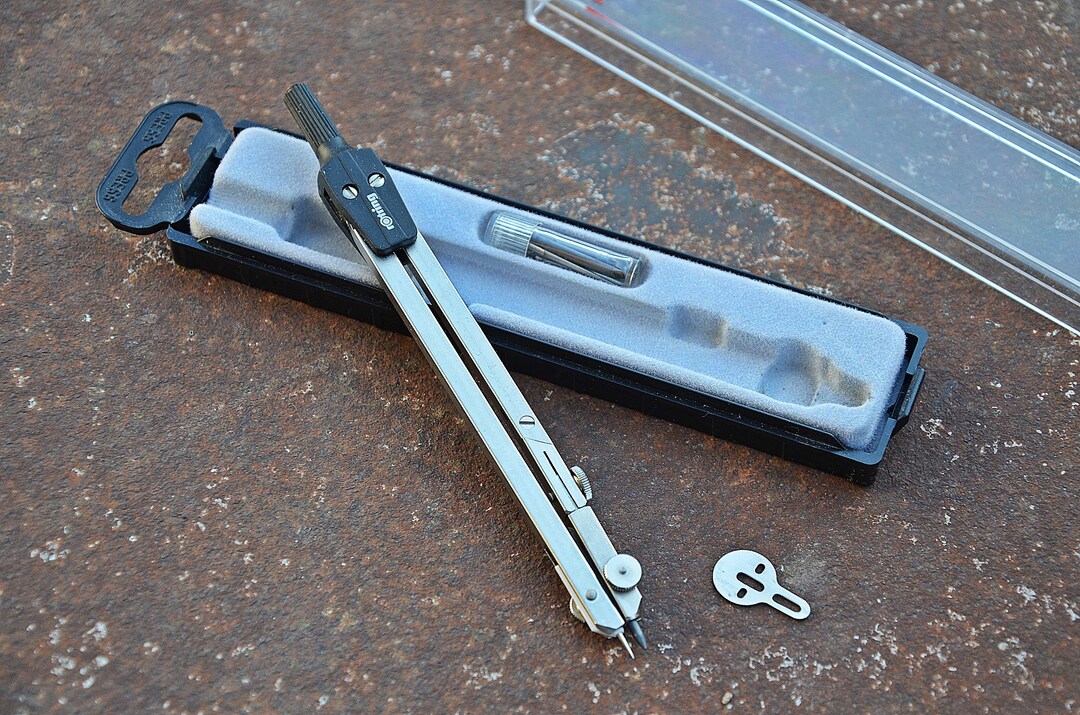 Vintage Nautical Divider With Box, Nautical Tool, Nautical Compass ...