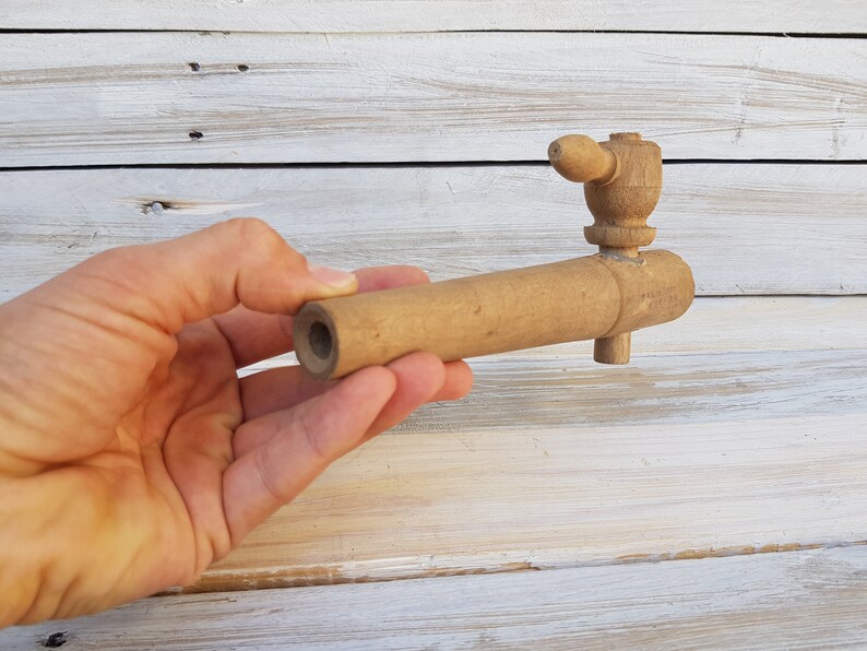 Wood Barrel Tap Antique Wooden Barrel's Tap Old | Etsy