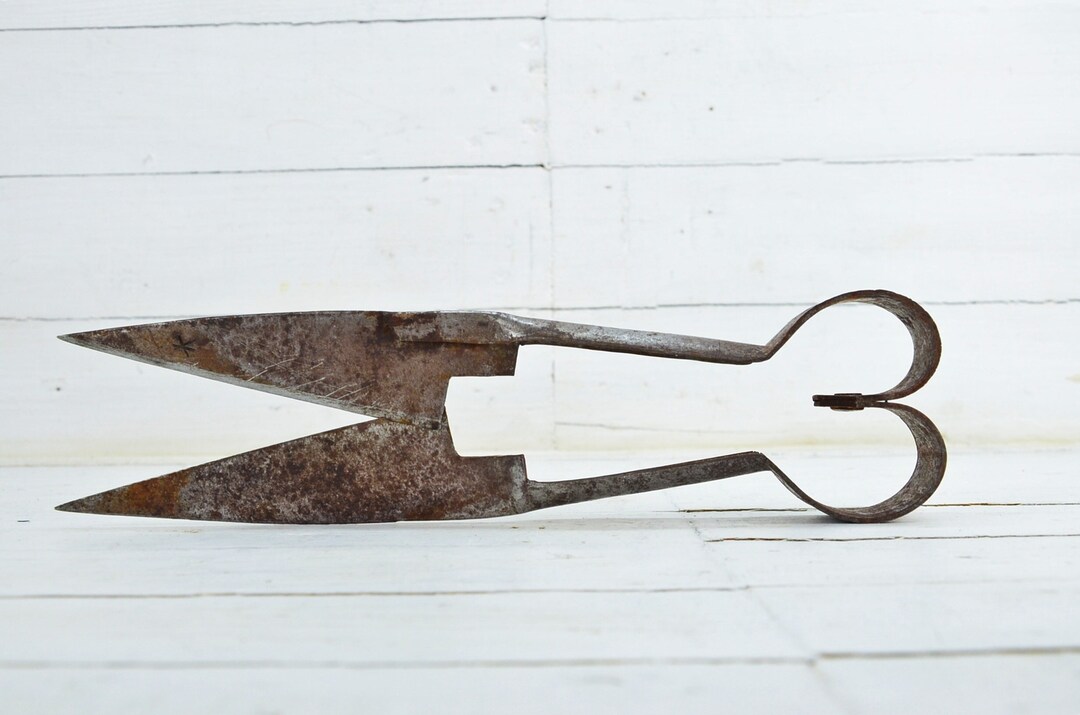 Antique Sheep Scissors Scissors for Shearing Sheep Primitive Hand Sheep ...