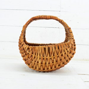 Handwoven Small Straw Basket Vintage, Hand Wicker Basket - Etsy