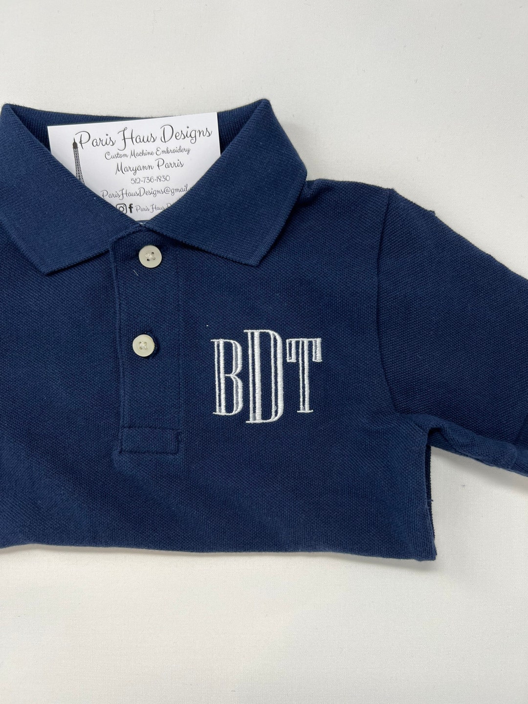 Boys Monogram Polo Design - Etsy