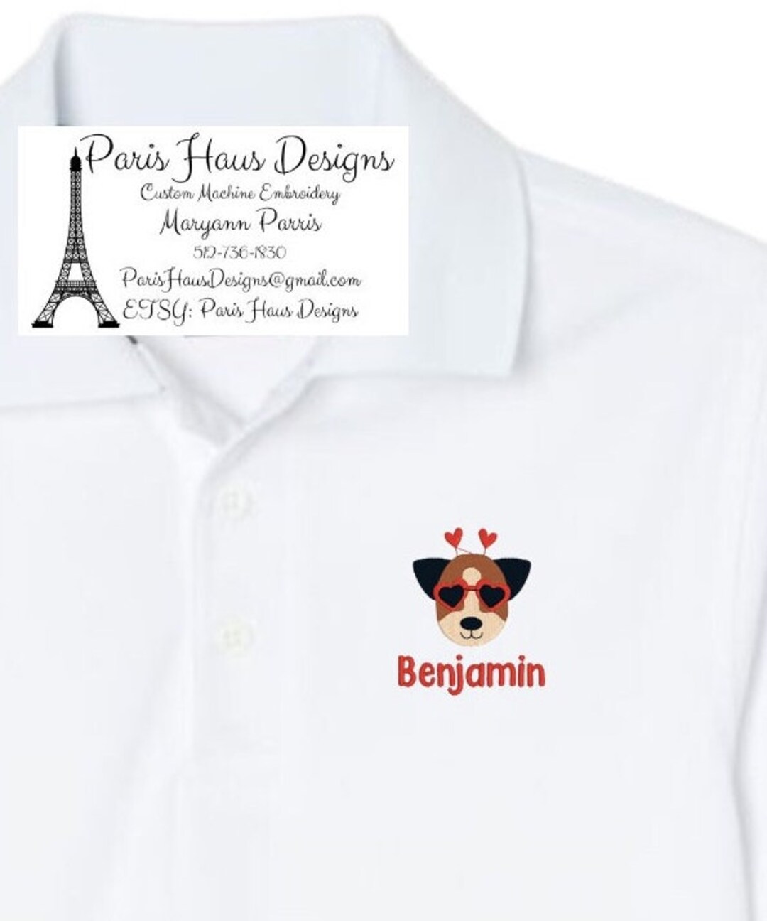Boys Valentine’s Day Monogram Polo Design - Etsy