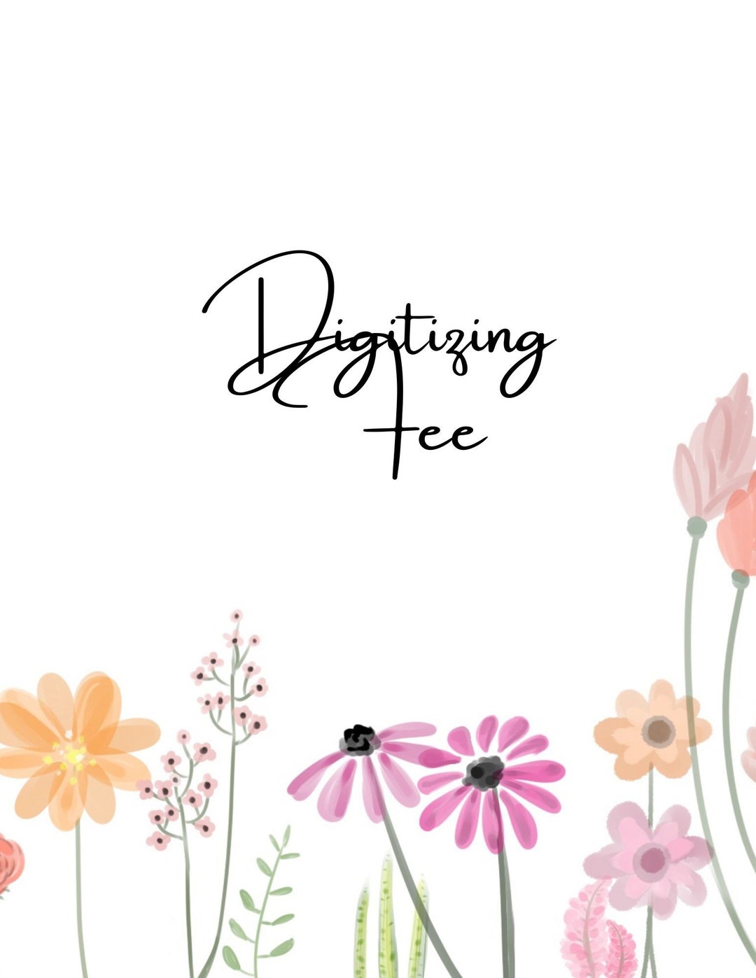 Custom Digitizing Fee - Etsy