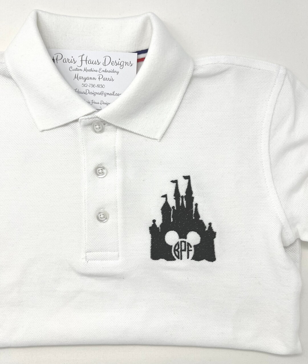 Boys Castle and Monogram Polo Design - Etsy