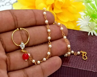 Nose Nath Chain - Etsy