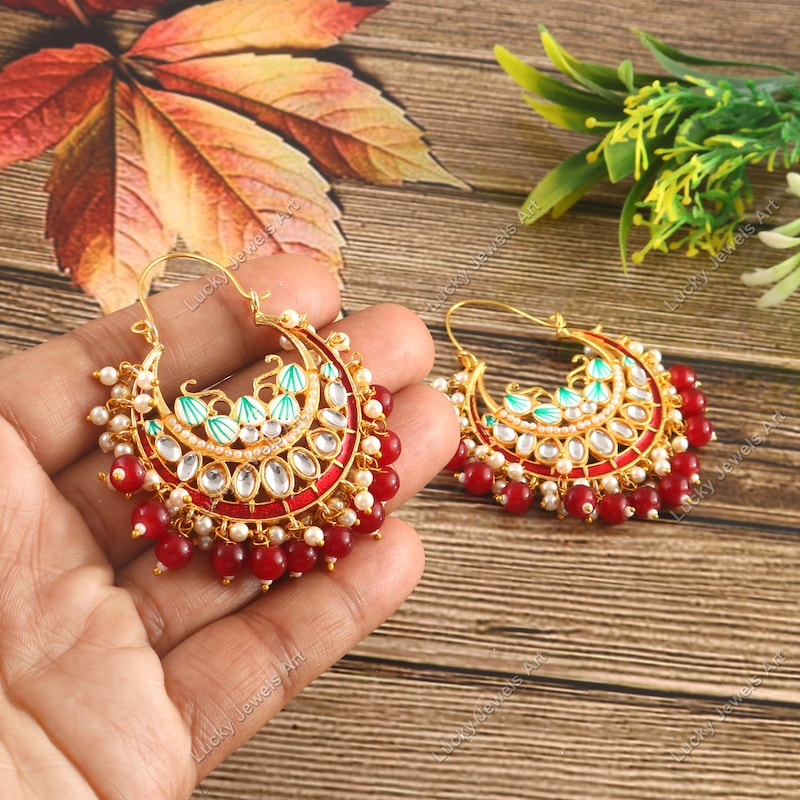 Indian Earrings - Etsy