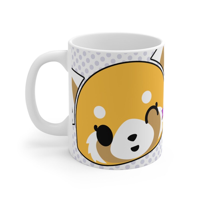 Aggretsuko Coffee Mug T Etsy