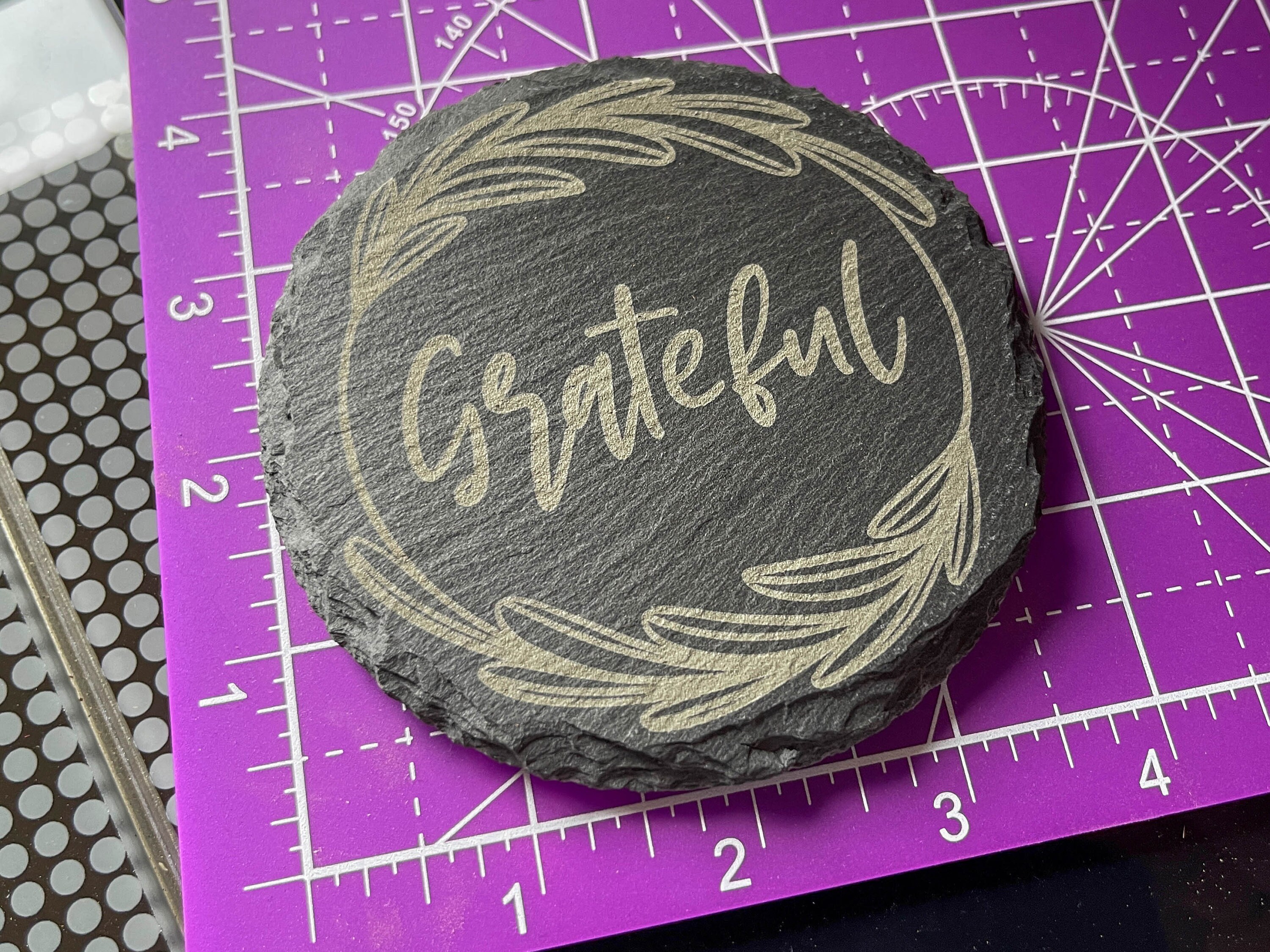 Slate Stone Coasters - Etsy