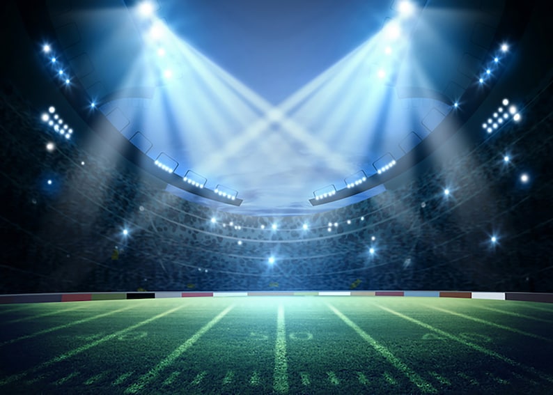 Stadium Backdrop Vinyl Cloth Backdrop Photography Football Etsy