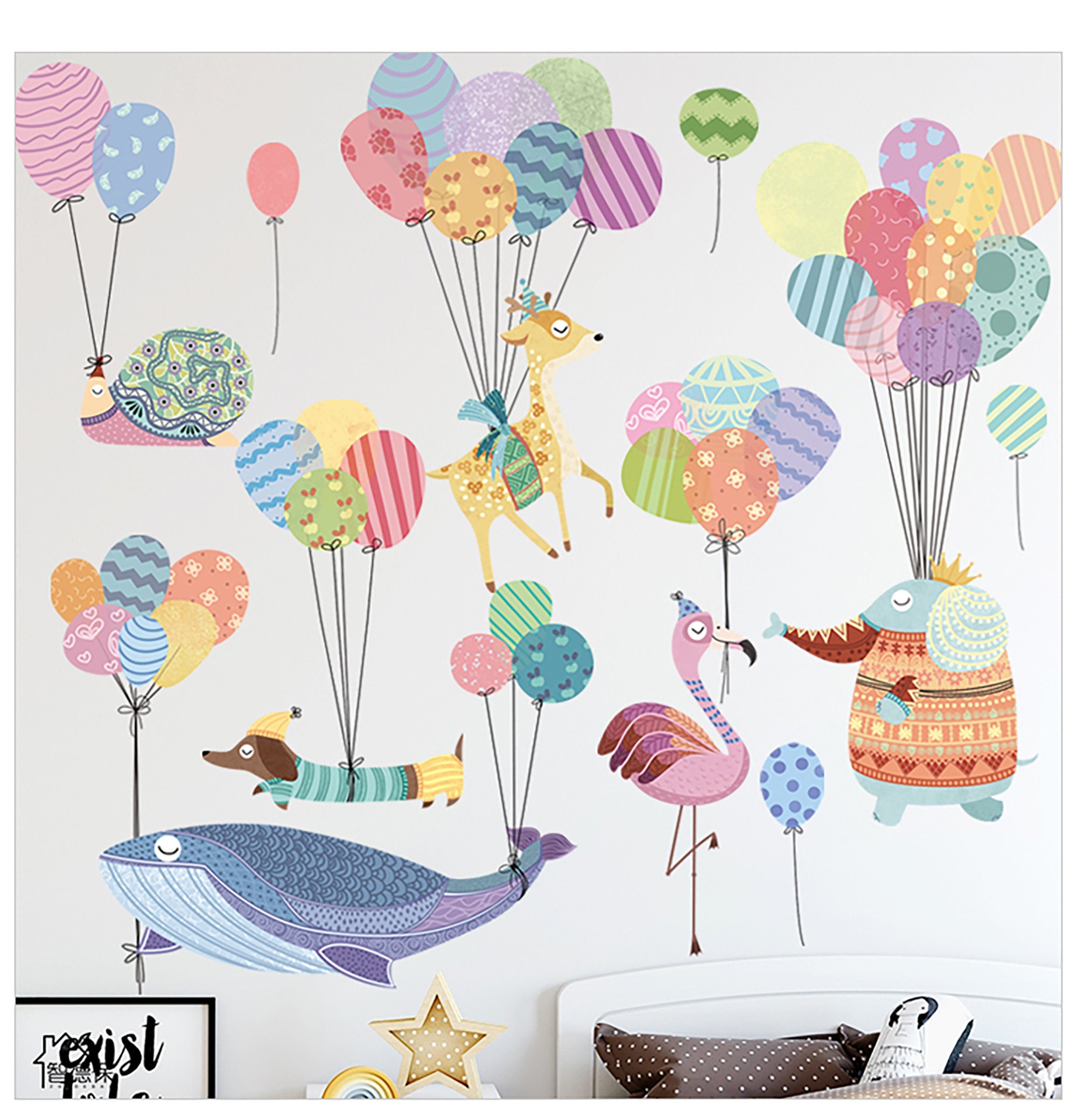 Cartoon Children's Room Kindergarten Classroom Wall - Etsy