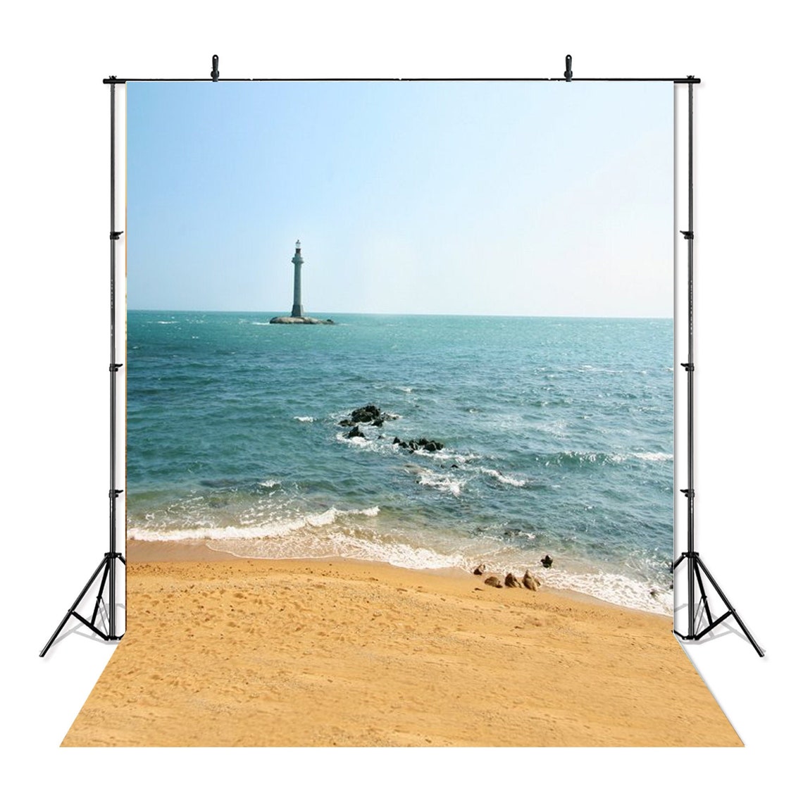 Lighthouses and Sea Waves Backdrop for Photography Background - Etsy
