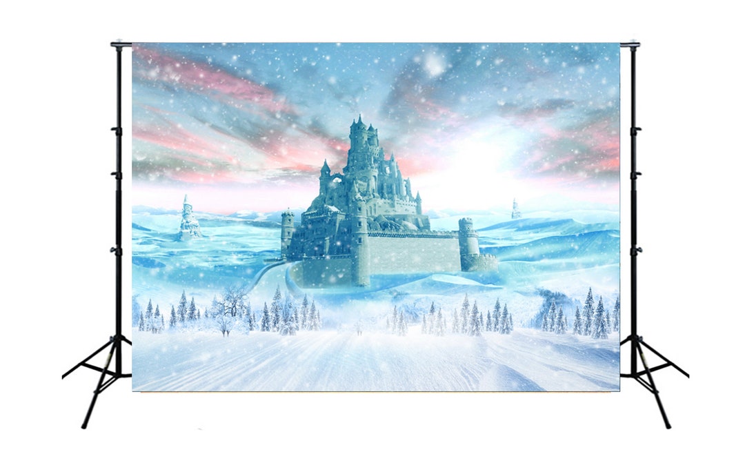 Snow Castle Backdrop for Photography Photo Background for Birthday ...